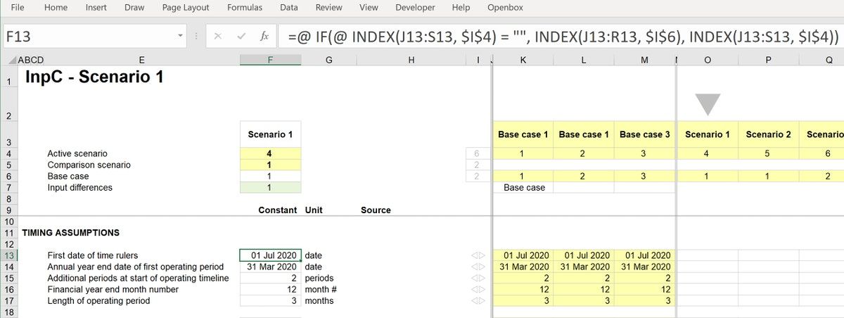Managing inputs - part 4: Input sheet mechanics